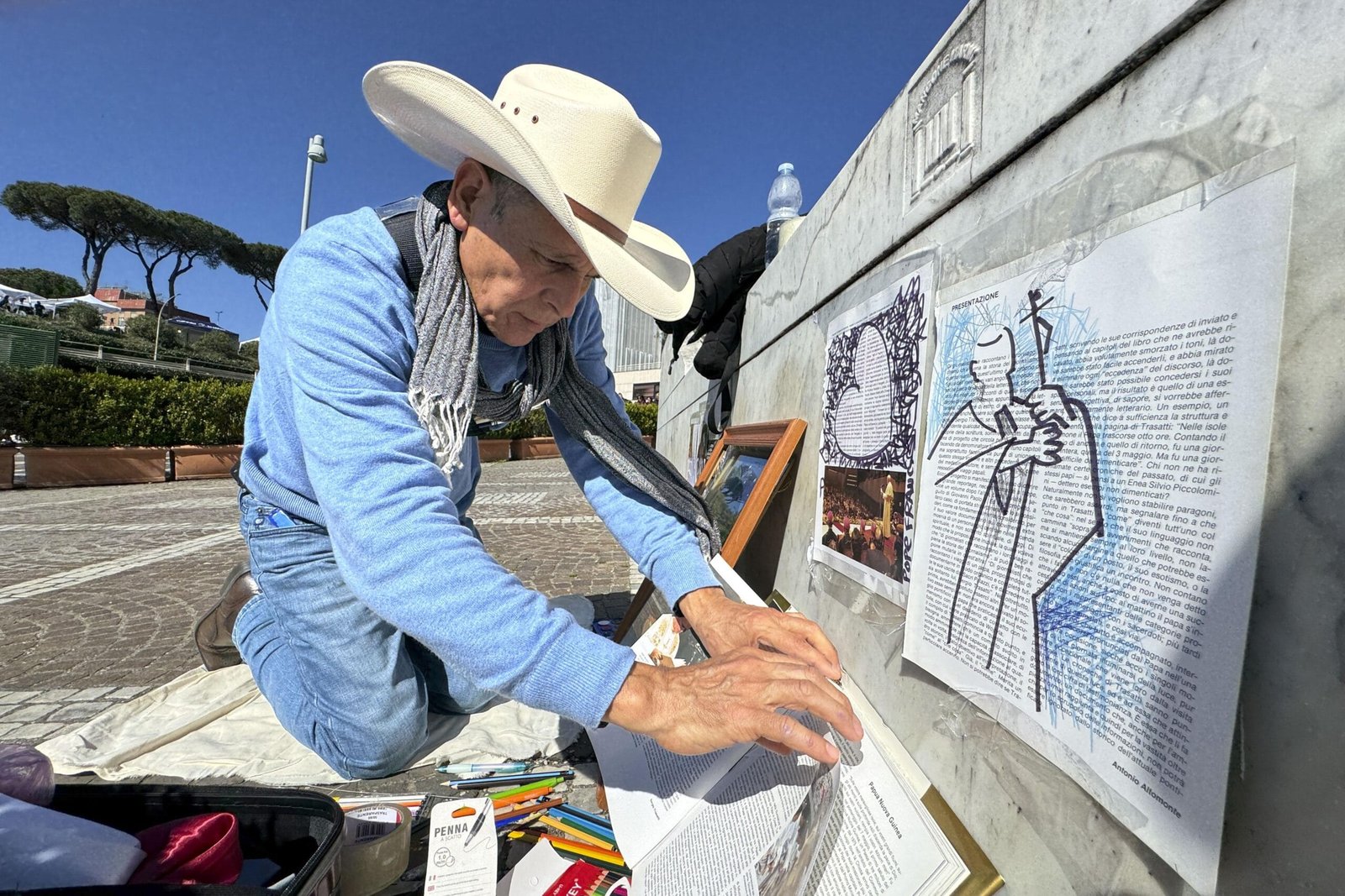 Arte y oración: Conoce al artista mexicano que viajó a Roma para apoyar ...